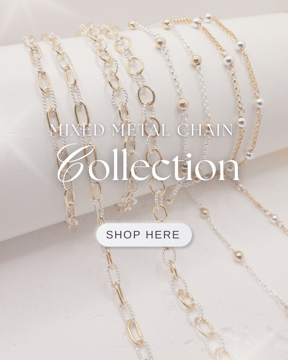 Mixed Metal Chains – Permanent Jewellery Supplies UK